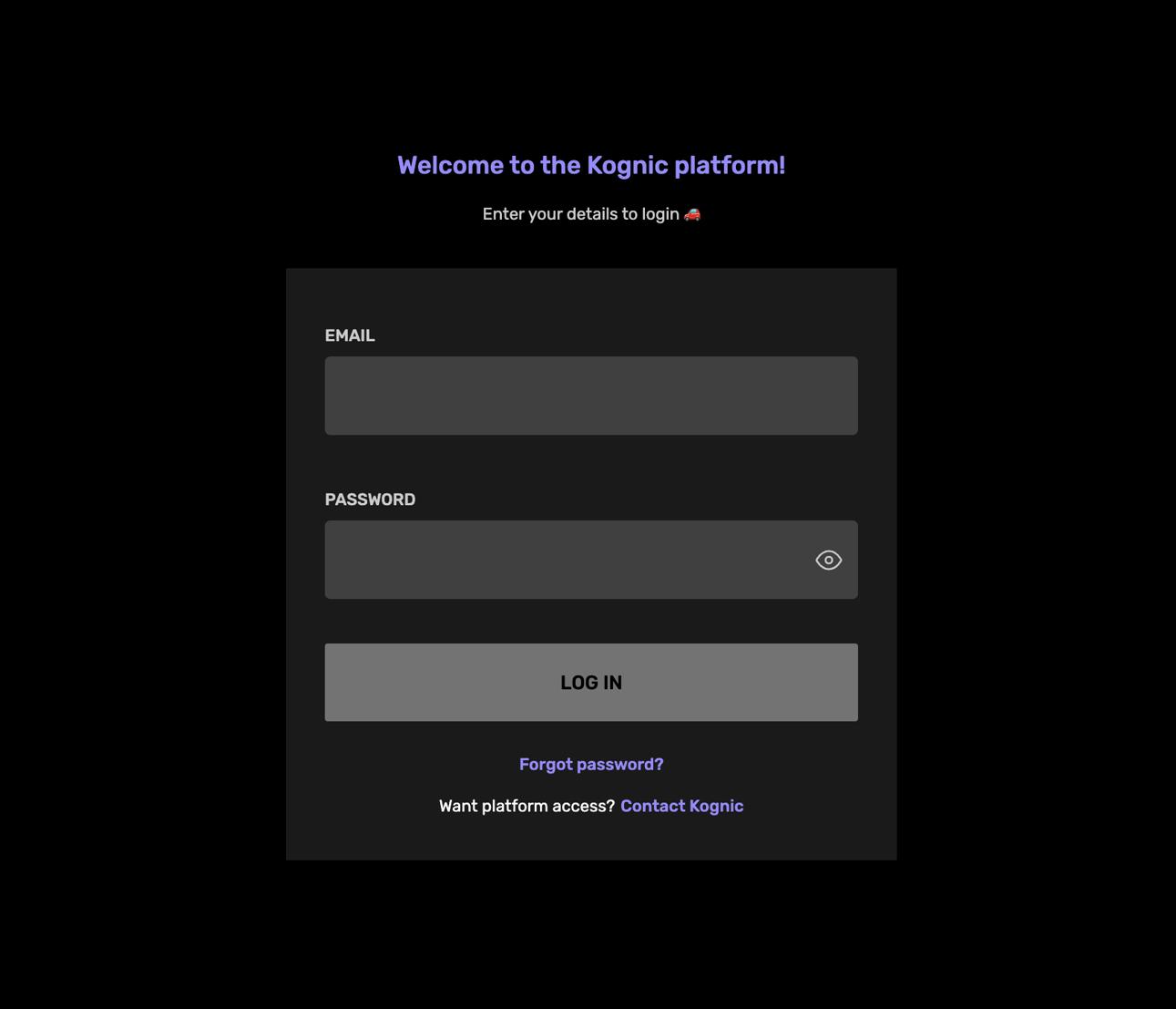 How to reset your password
